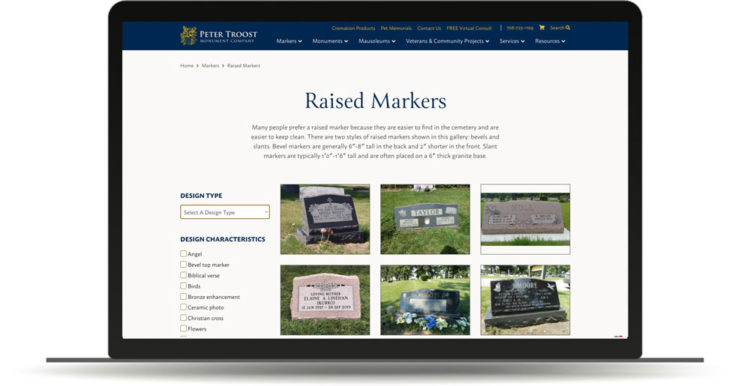 Peter Troost Monument Company - Glantz