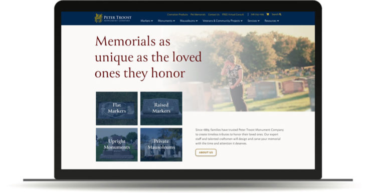 Peter Troost Monument Company - Glantz